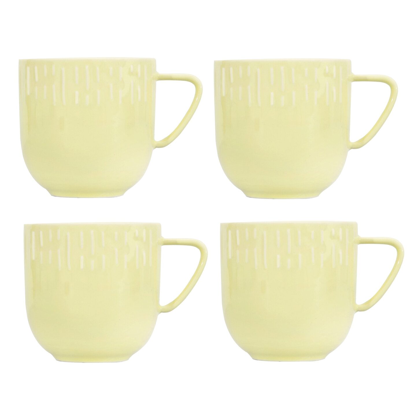 AIDA Confetti Lemon Mok met oor 35 cl, set 4-stuks (online) kopen ...